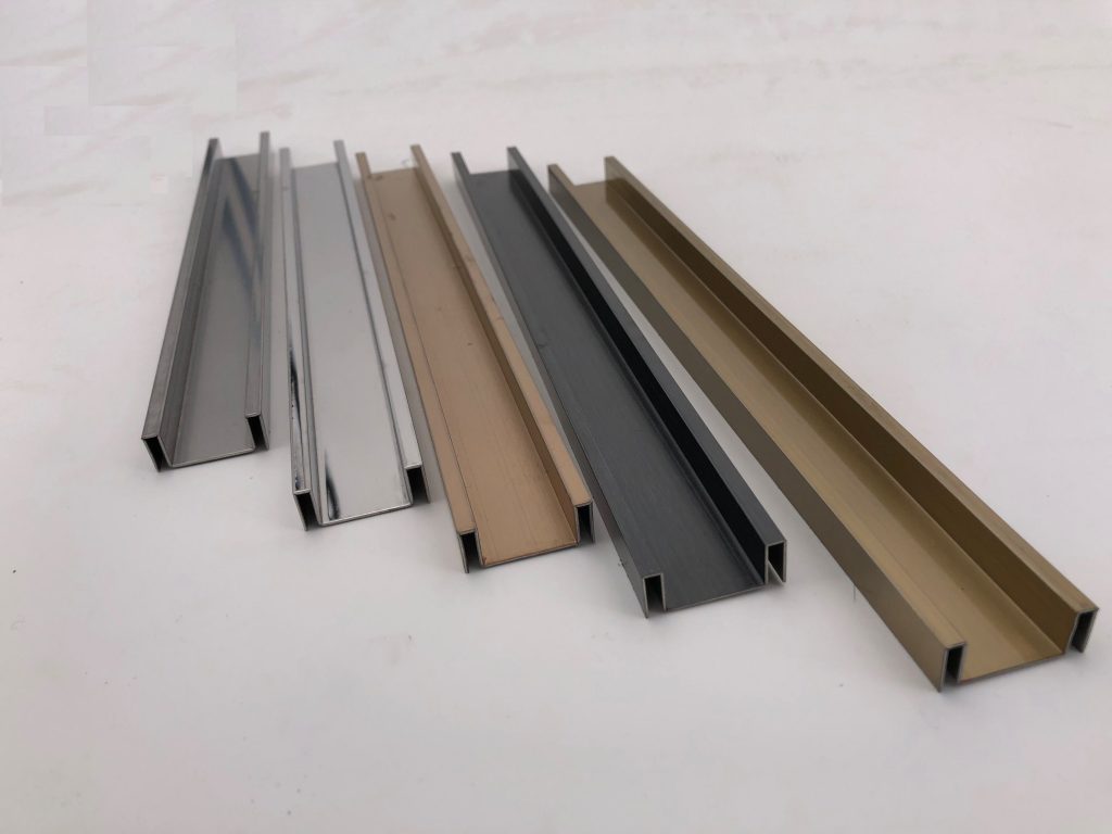SS 304 PVD Ti Color Coated Profiles, Patti Manufacturers in India