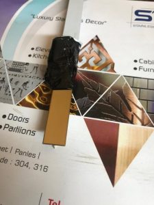 SS Gold T Profile, SS T Profile Gold Finish in India - SDS Brand