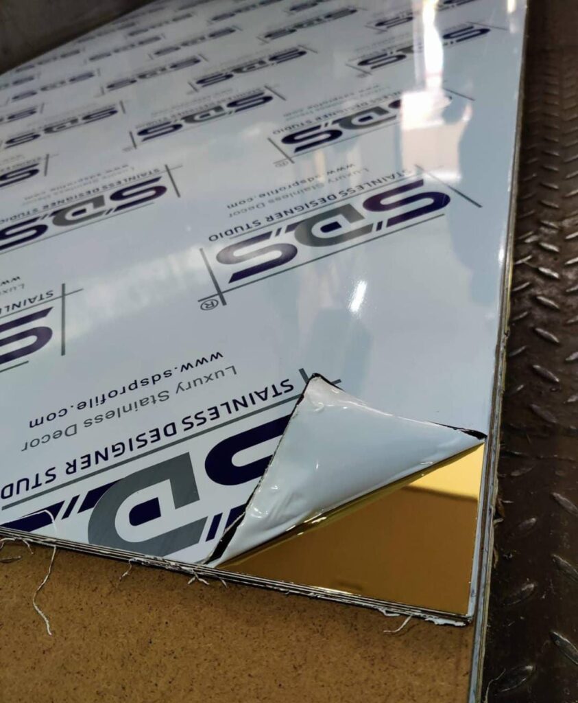 GOLD MIRROR FINISH SS PVD SHEETS BY SDS ® - SDS Profile