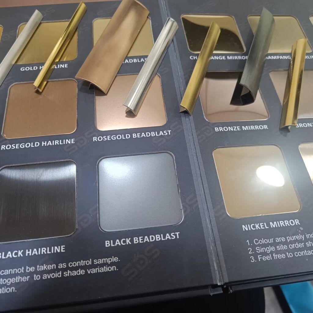 SS T Shape Tile Edge Trim Manufacturers in India - SDS