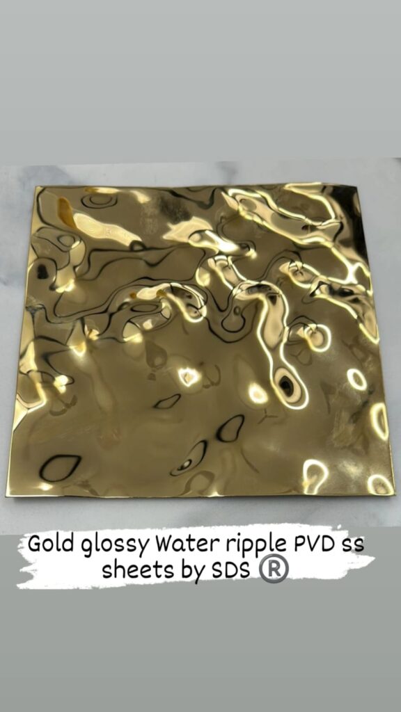 SS Rosegold Water Ripple Sheet by SDS® - SDS Profile