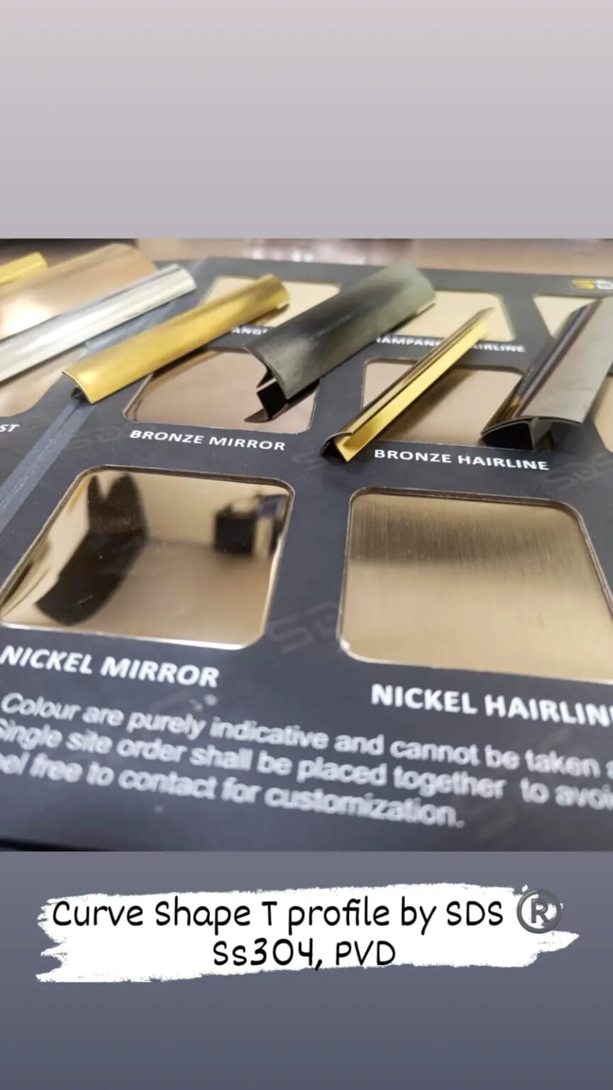 -Profile (12mm) Gold Hairline (6mm, 8mm, 10mm, 12mm, 16mm, 19mm, 25mm ...