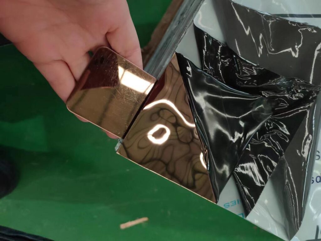 Rosegold mirror water ripple sheets by SDS® Shipping Canada, Uk, Qatar ...