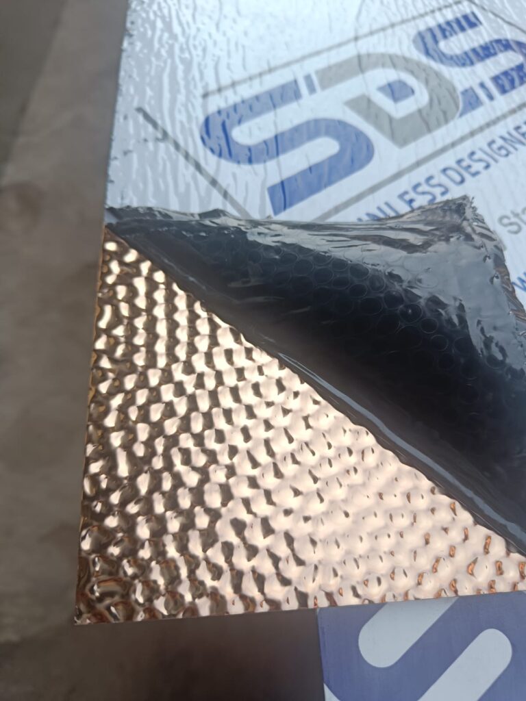 SS 304 Honeycomb gold/rosegold hammer sheet By SDS®️ - SDS Profile