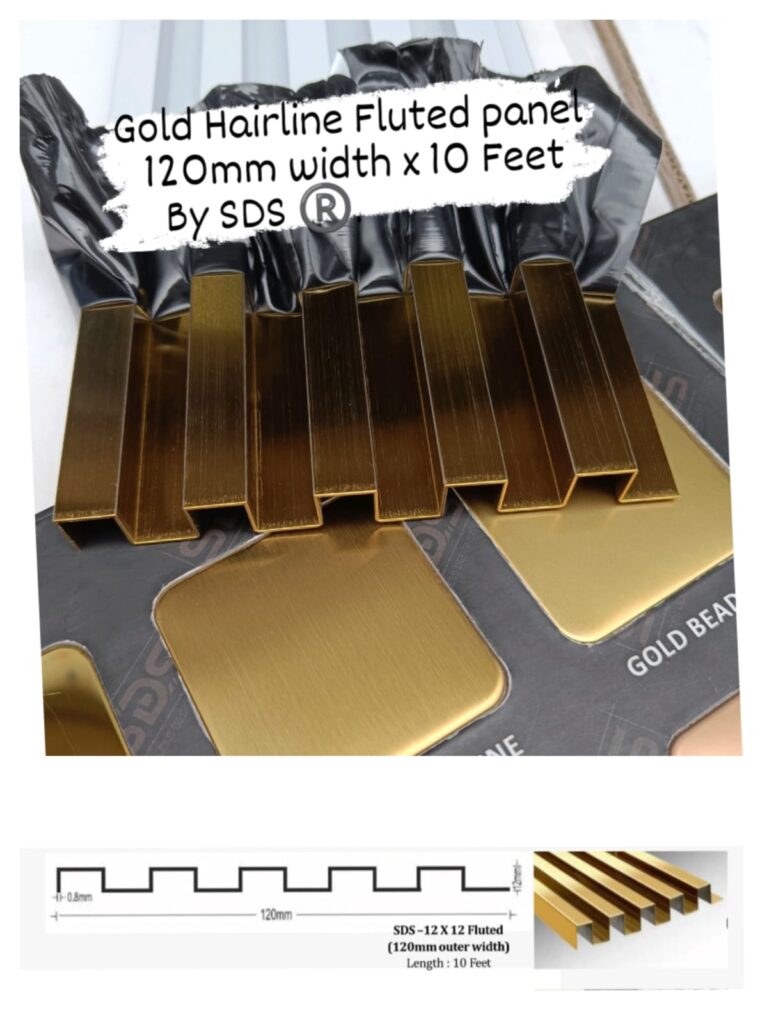 Stainless Steel Fluted Pattern Profile For Wall Cladding Panel By SDS®️ ...